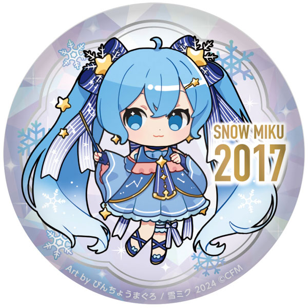 SNOW MIKU 2024 Squishy Tin Badge 15th Memorial Visual 2017ver.(Released ...