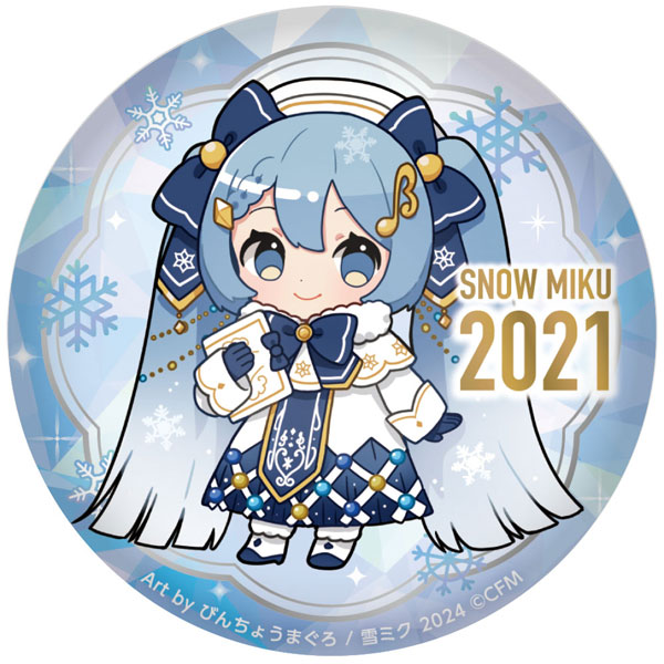 SNOW MIKU 2024 Squishy Tin Badge 15th Memorial Visual 2021ver.(Released ...