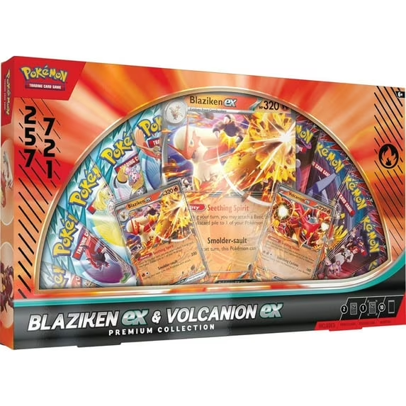 Pokémon TCG: Blaziken ex & Volcanion ex Premium Collection - 2025 ...