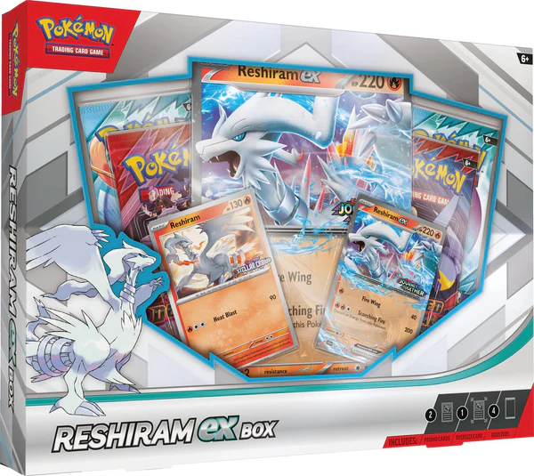 Pokemon TCG: Reshiram ex Box - 4 Packs, Promos – Project KE